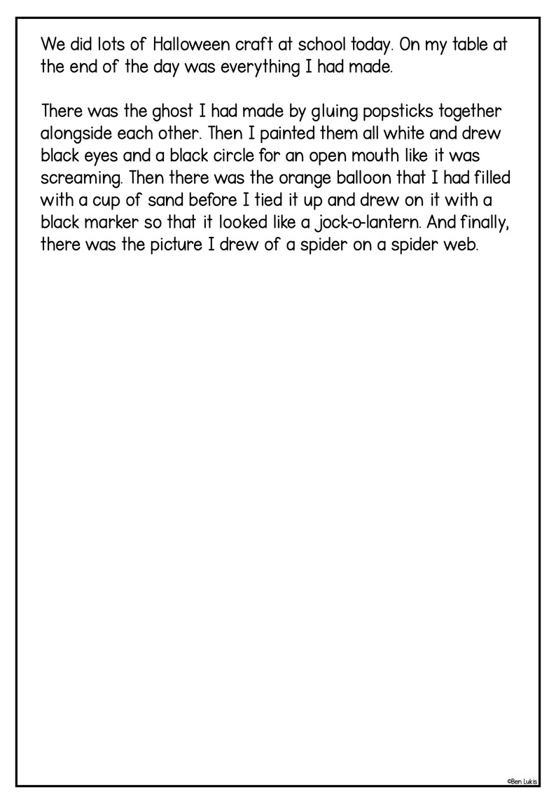 Halloween Reading Comprehension Passages to Illustrate, Read and ...