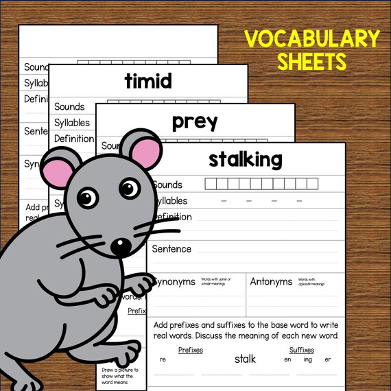 Maus Worksheets
