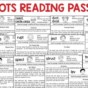 Prefix and Suffix Morphology Reading Passages for Kids Learning About ...
