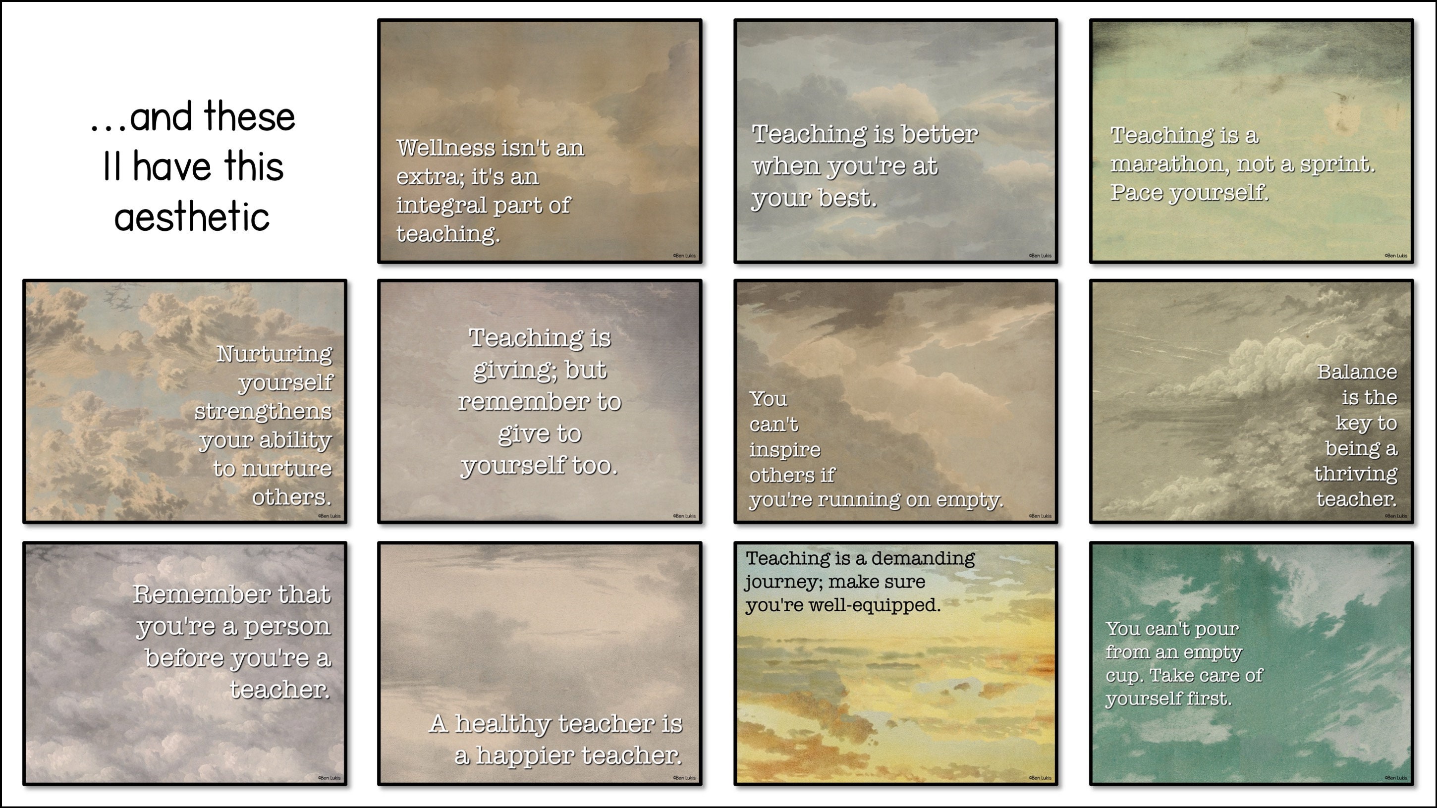 Self Care for Teachers Posters, Teacher Wellbeing, Mental Health ...