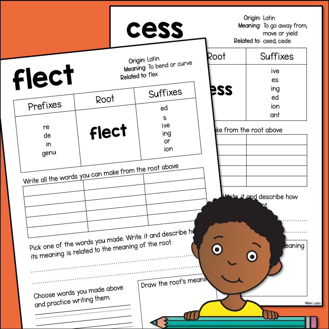 Making Words With Word Bases, Prefixes and Suffixes, Word Study ...