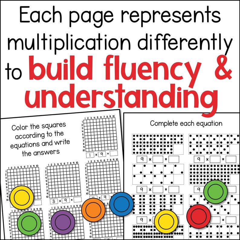Multiplication Practice Worksheets for 9 Times Table, Printable ...