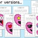 Valentine's Day Symmetry Emoji Drawing Activity (printable PDF) - Etsy