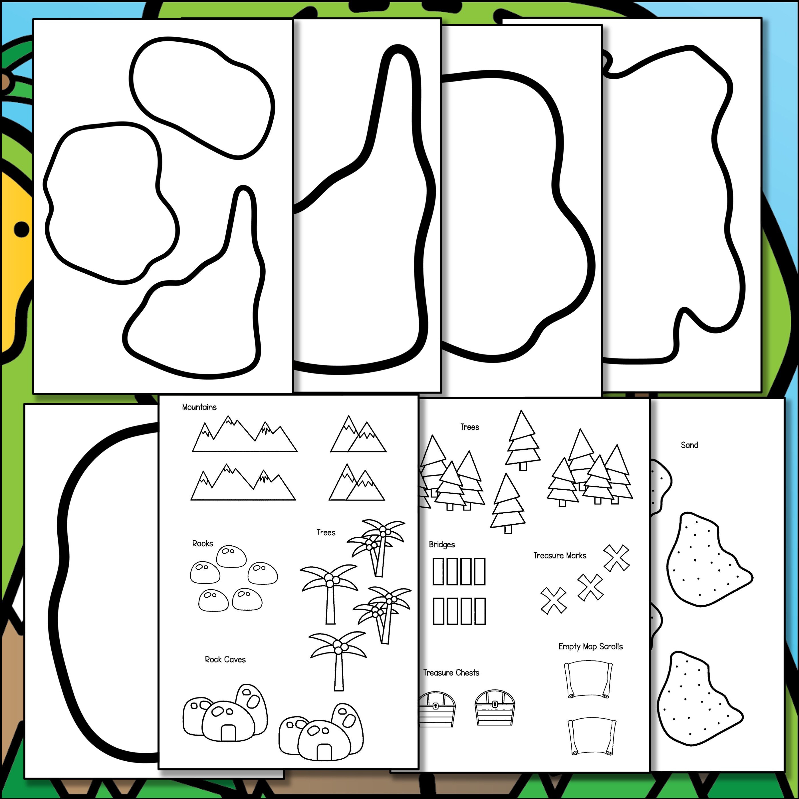 Build A Treasure Island Craft, Pirate & Mapping Resource, Talk Like A ...