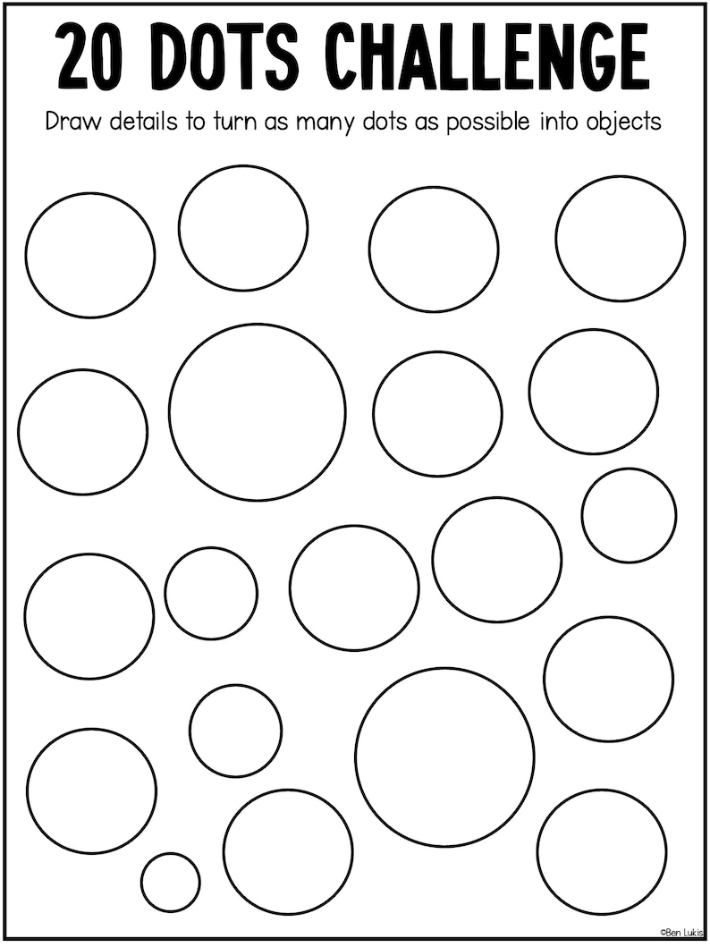 International Dot Day Coloring Pages, Word Search, Drawing Challenge ...