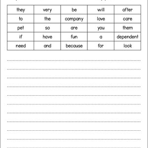 Building Sentences Using Words, Writing Sentences About Pets, Printable ...
