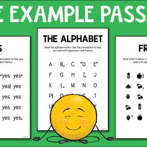 Reading Fluency & Expression Punctuation Worksheets, Fluency and ...