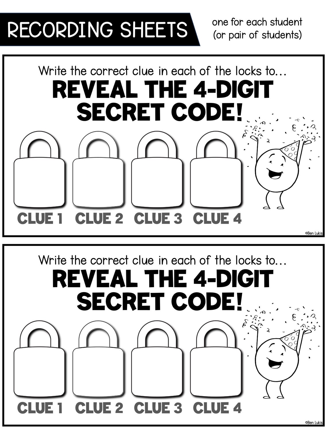 Educational Escape Room Game, Printable Mammals Themed Activity, Kids ...