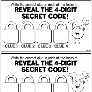 Educational Escape Room Game, Printable Mammals Themed Activity, Kids ...