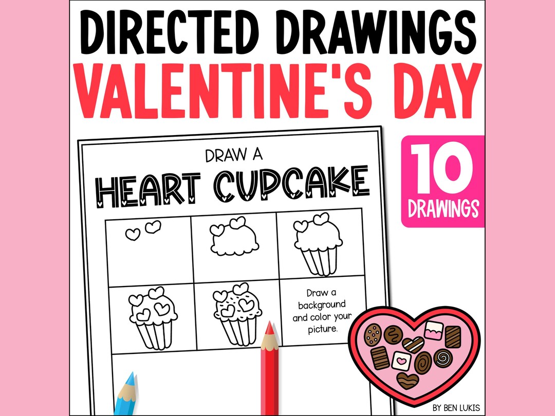 Valentines Day Drawing for Kids, Learn How-to-draw Cupid, Flowers ...