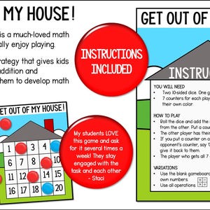 Addition & Subtraction Math Game, Fact Fluency Practice (digital ...