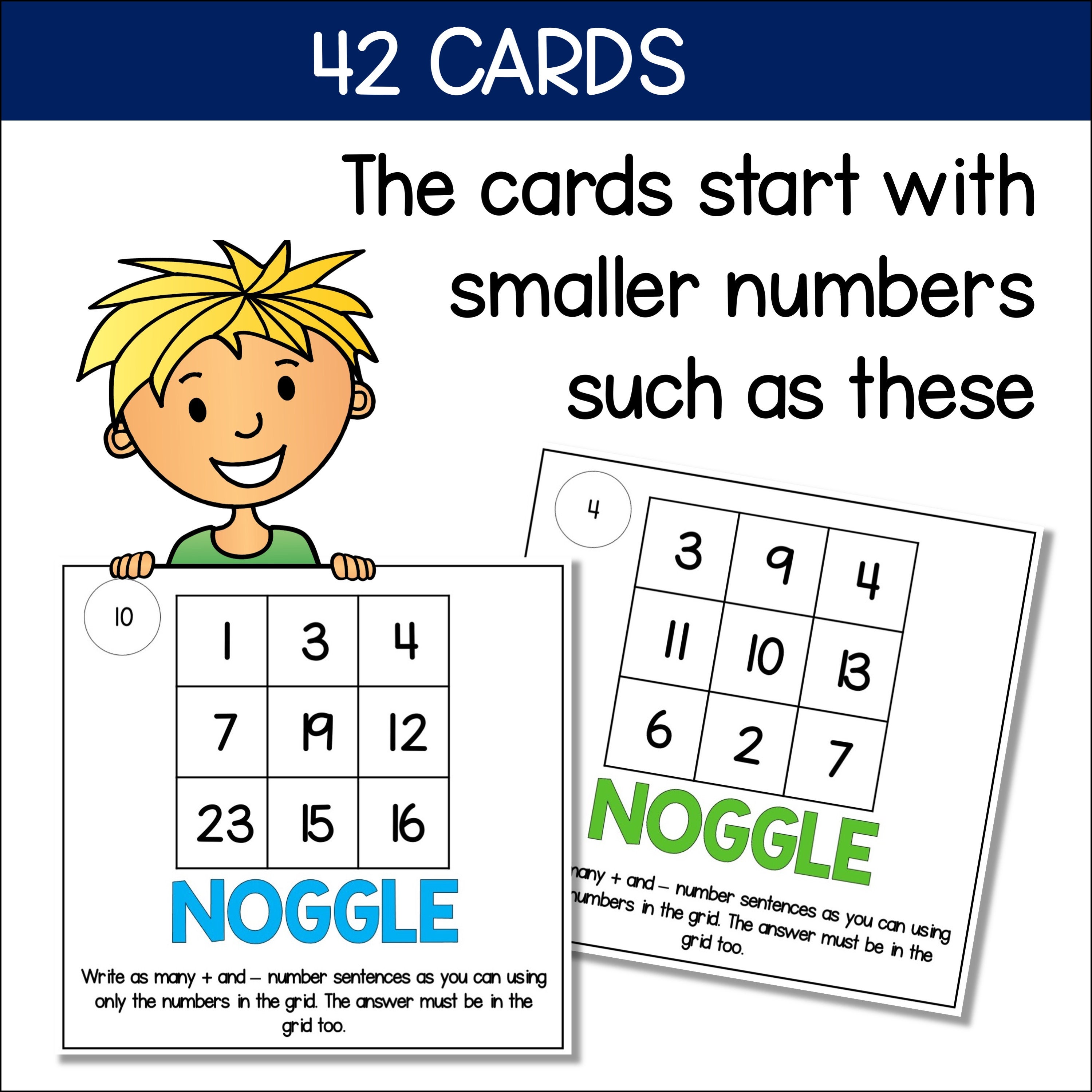 Number Puzzle Task Cards, Addition and Subtraction Brain Teasers, Fun ...