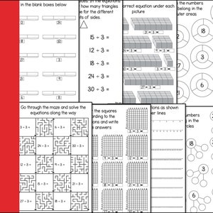 Division Worksheets for Kids, Divide by 3, Educational Math Practice ...