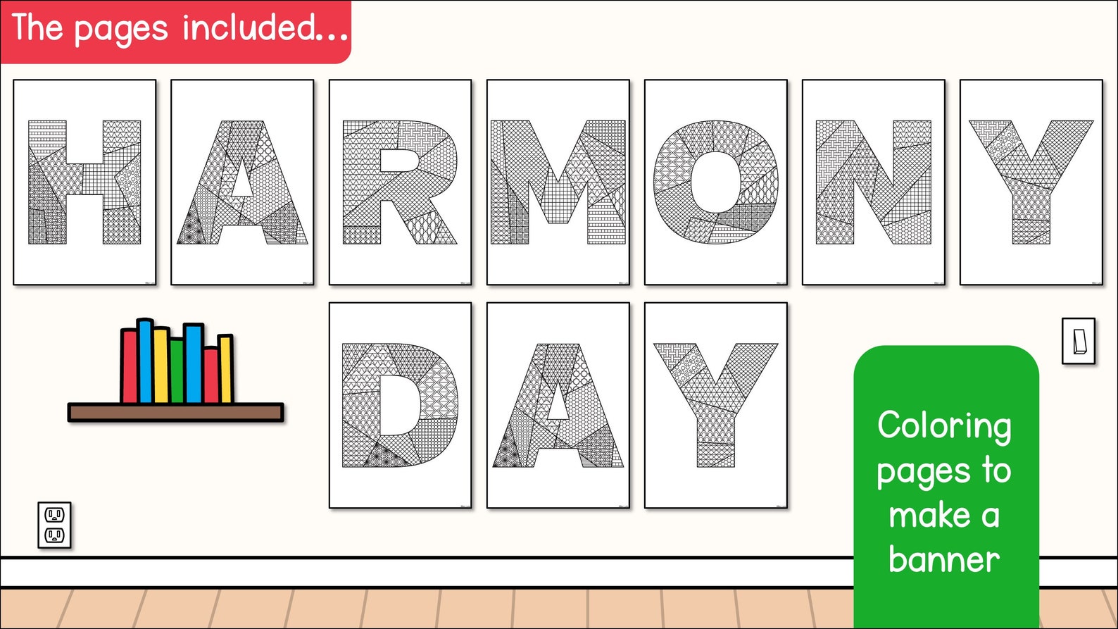 Harmony Day & Harmony Week Activity Sheets, Printable PDF Coloring ...