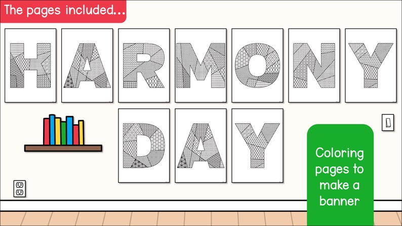 Harmony Day & Harmony Week Activity Sheets, Printable PDF Coloring ...