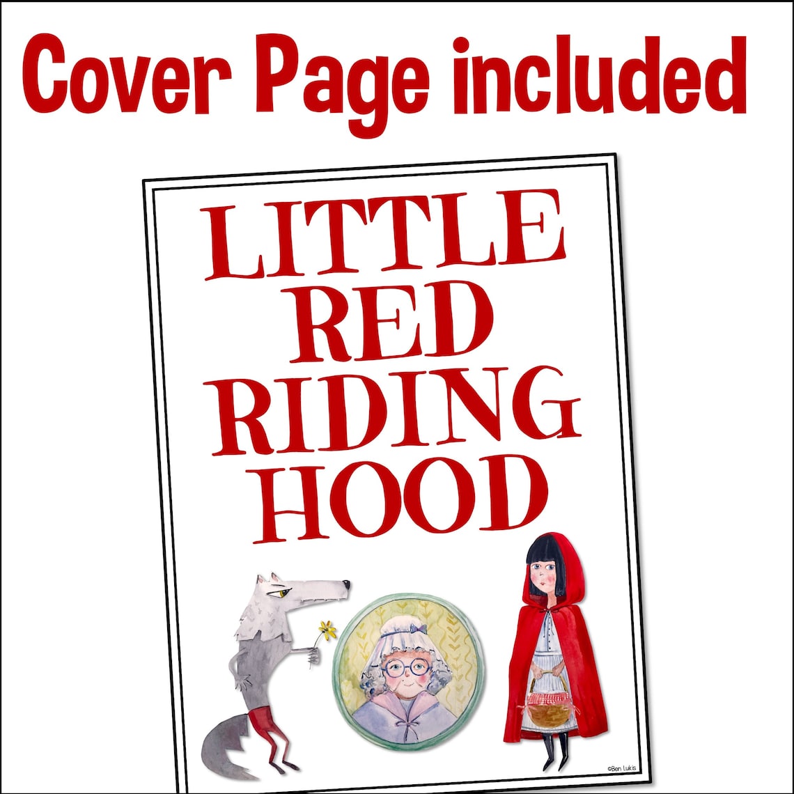 Little Red Riding Hood Reading Passages, Fairy Tale to Read ...