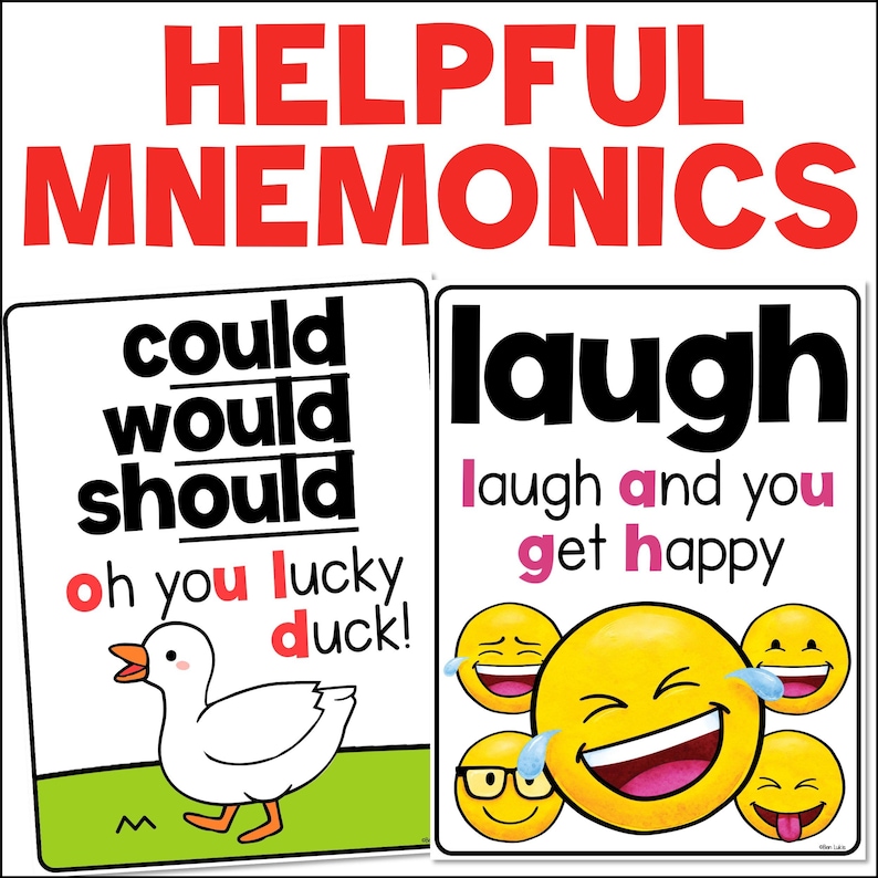 Sight Words Spelling Posters, Homeschool Spelling Practice for Tricky ...