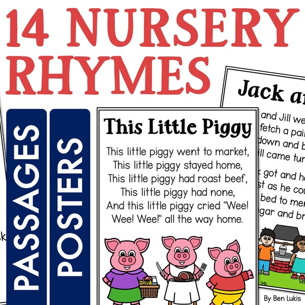 Nursery Rhyme Prints - Etsy