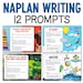 NAPLAN Writing Prompts Persuasive & Narrative Writing, NAPLAN Writing ...