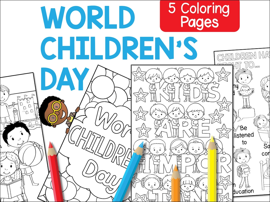 World Children's Day Coloring Pages, Printable Kids Activities ...