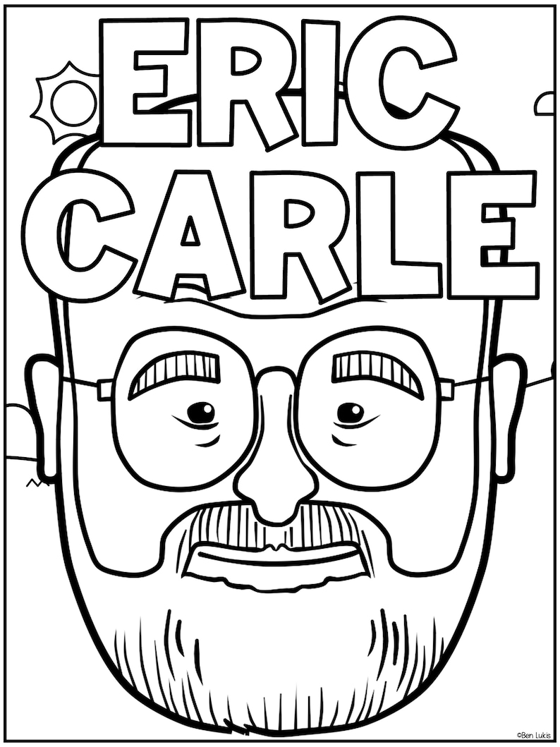 Eric Carle Author Study Worksheets, Homeschool Printable (PDF) - Etsy