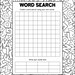 Blank Word Search Templates for Kids, Printable PDF Blank Puzzle Pages ...
