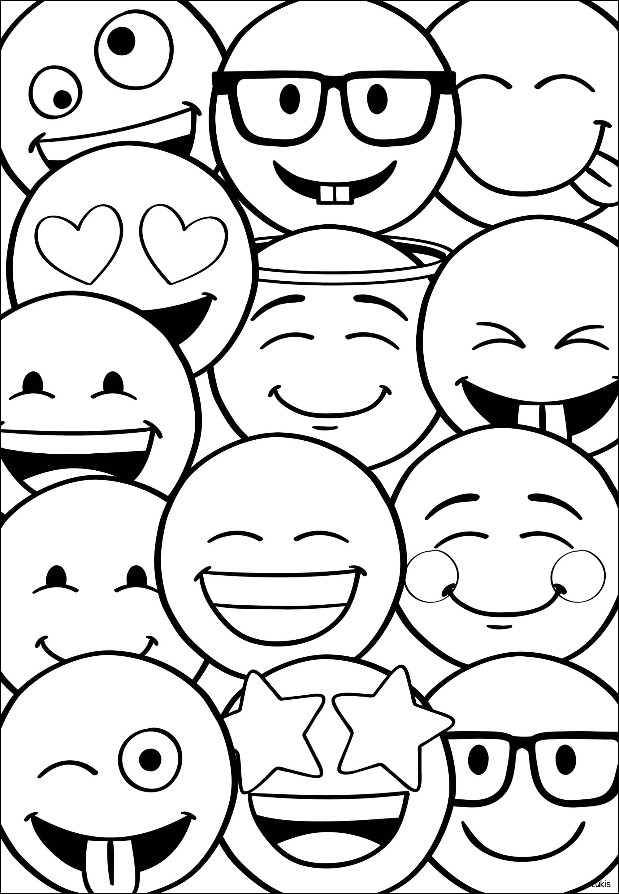 World Smile Day Coloring Pages, Fun Coloring Activity for Kids ...