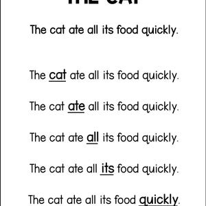 Printable Reading Fluency Passages, Educational Digital Download, Kids ...