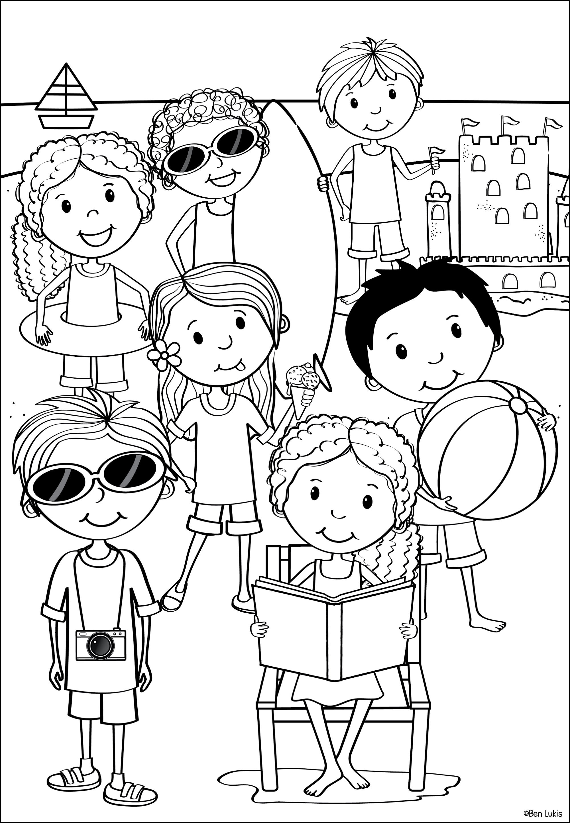 World Children's Day Coloring Pages, Printable Kids Activities ...