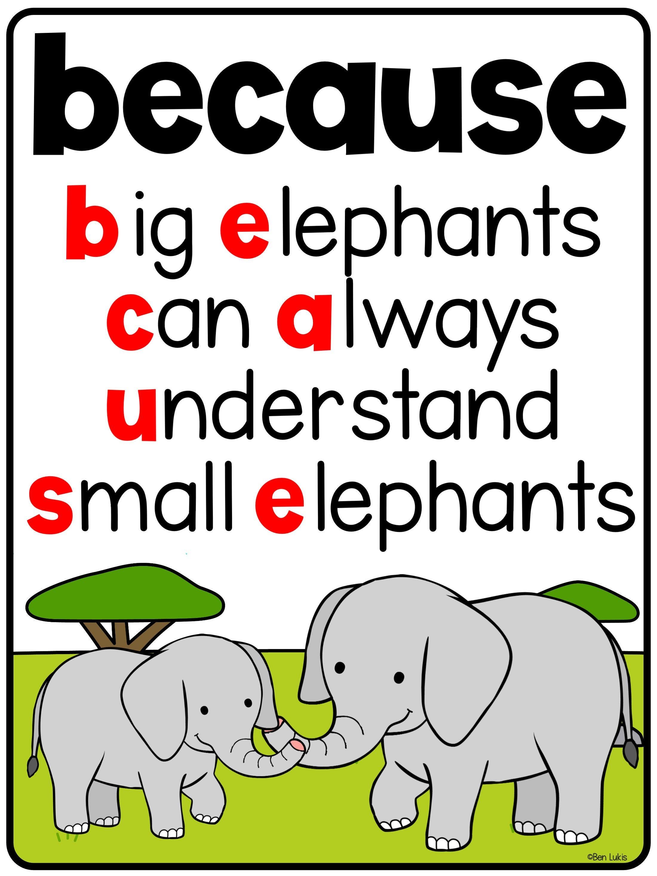 Sight Words Spelling Posters, Mnemonic Learning (printable PDF) - Etsy
