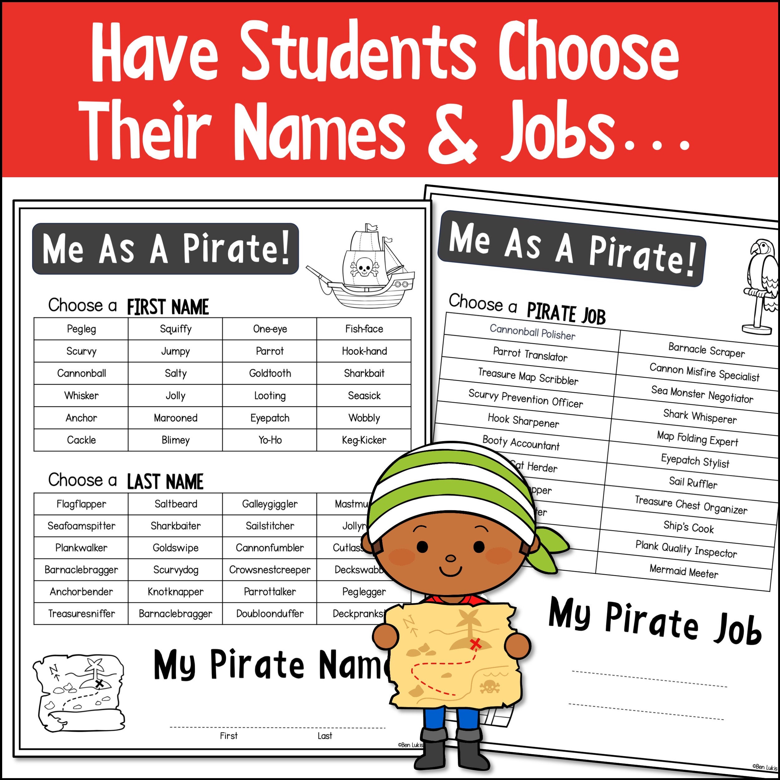 Pirate Names & Jobs, Talk Like A Pirate Day, Choose a Pirate Name Fun ...