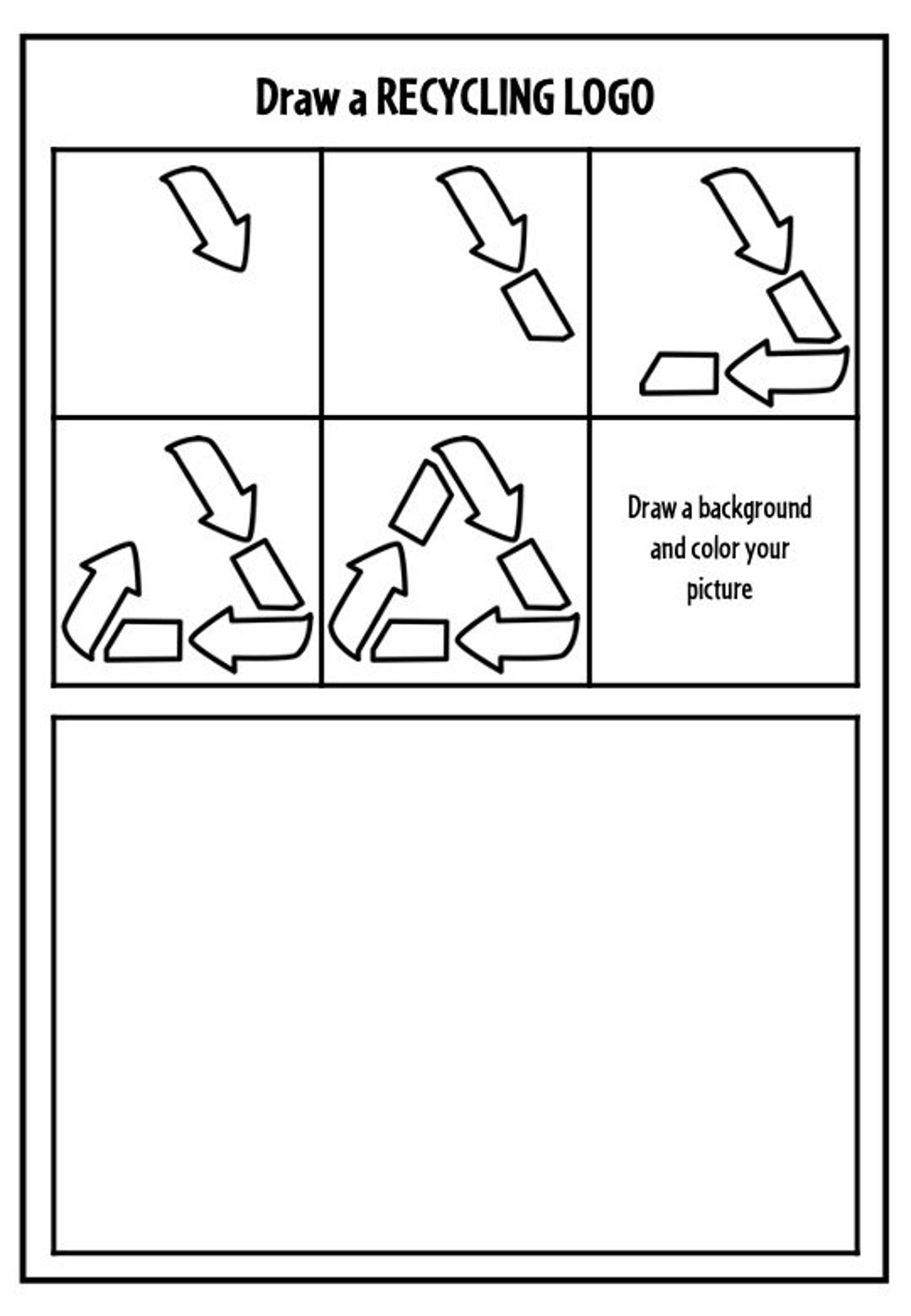 Earth Day Directed Drawings Reduce Reuse Recycle How to Draw - Etsy