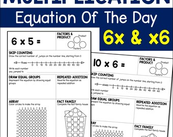 Multiplication Tables Montessori Math Printable (Instant Download) - Etsy