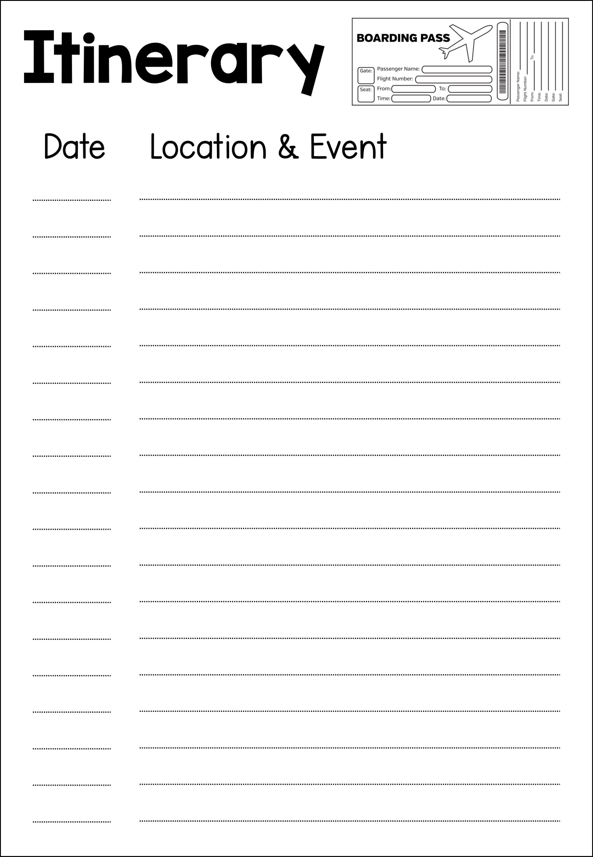 Road Trip Vacation Journal for Kids, Work Packet for Family Trip ...