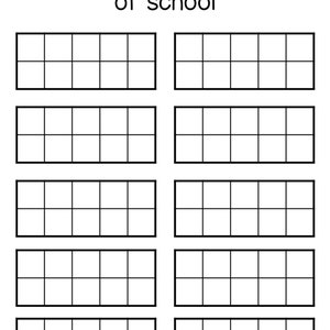 100 Days of School Countdown Posters, 100th Day of School Math Counting ...
