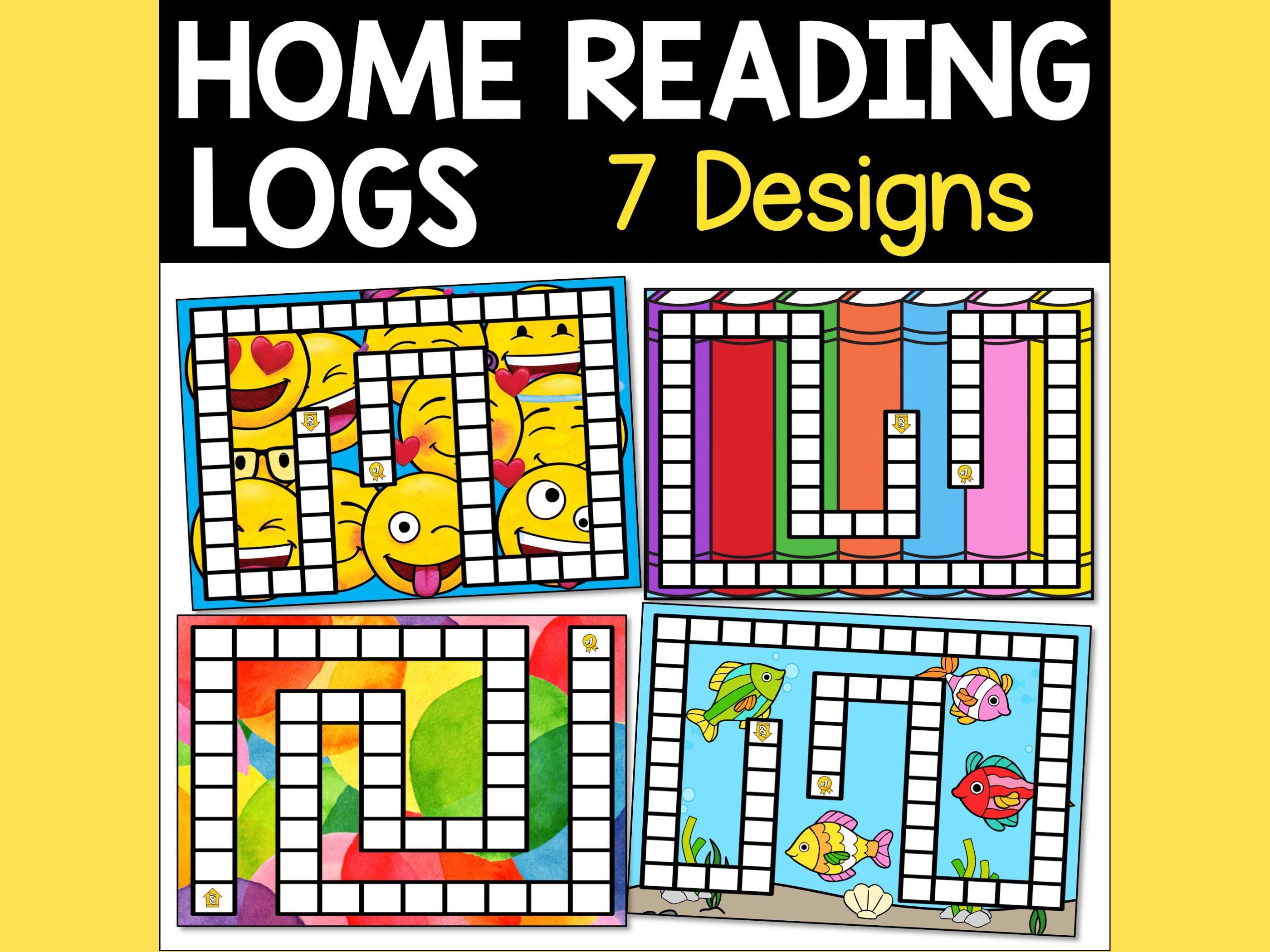 Kids Reading Log and Reading Tracker, Printable Home Reading Log ...