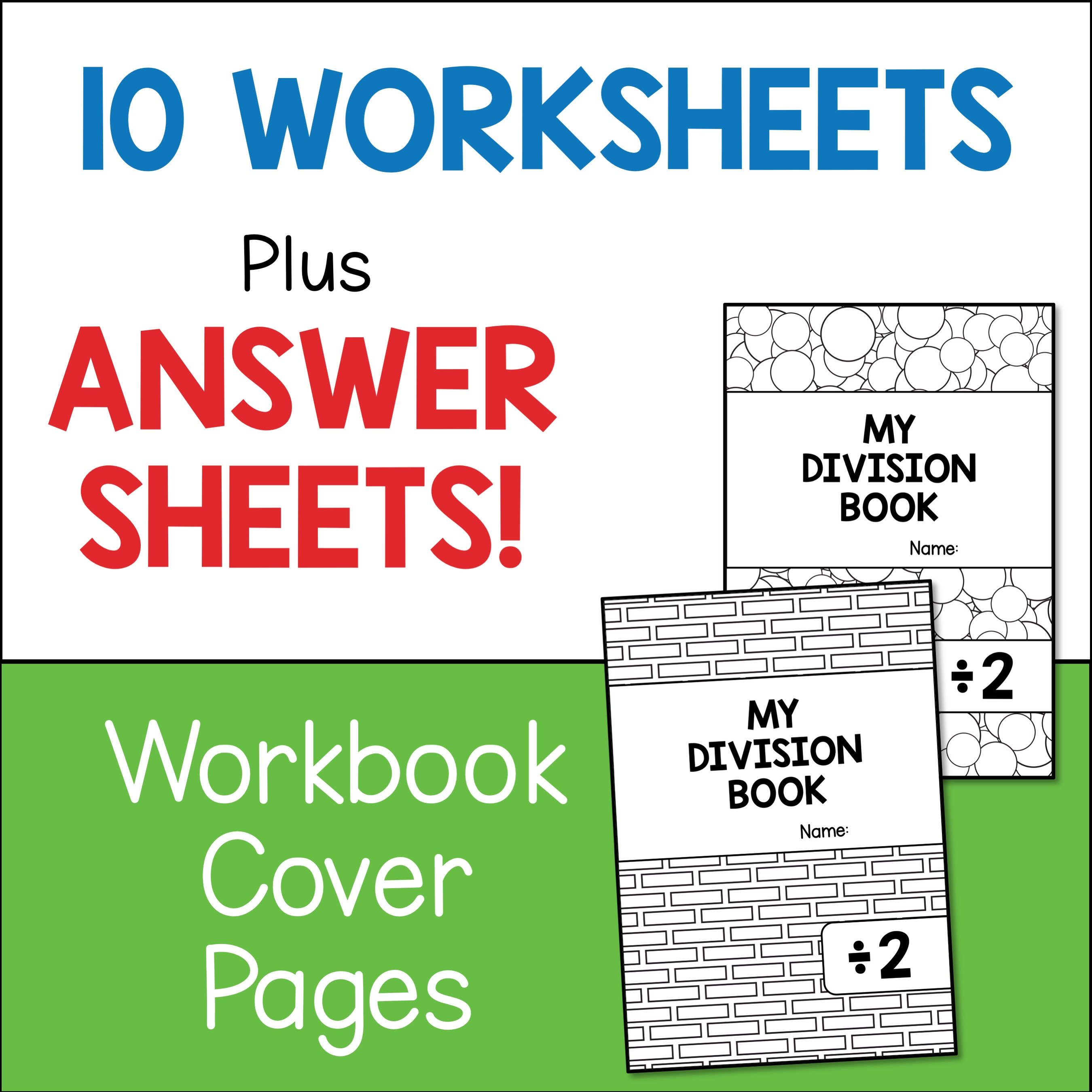 Division by 2 Practice Worksheets, Dividing by 2 Division Math Facts ...