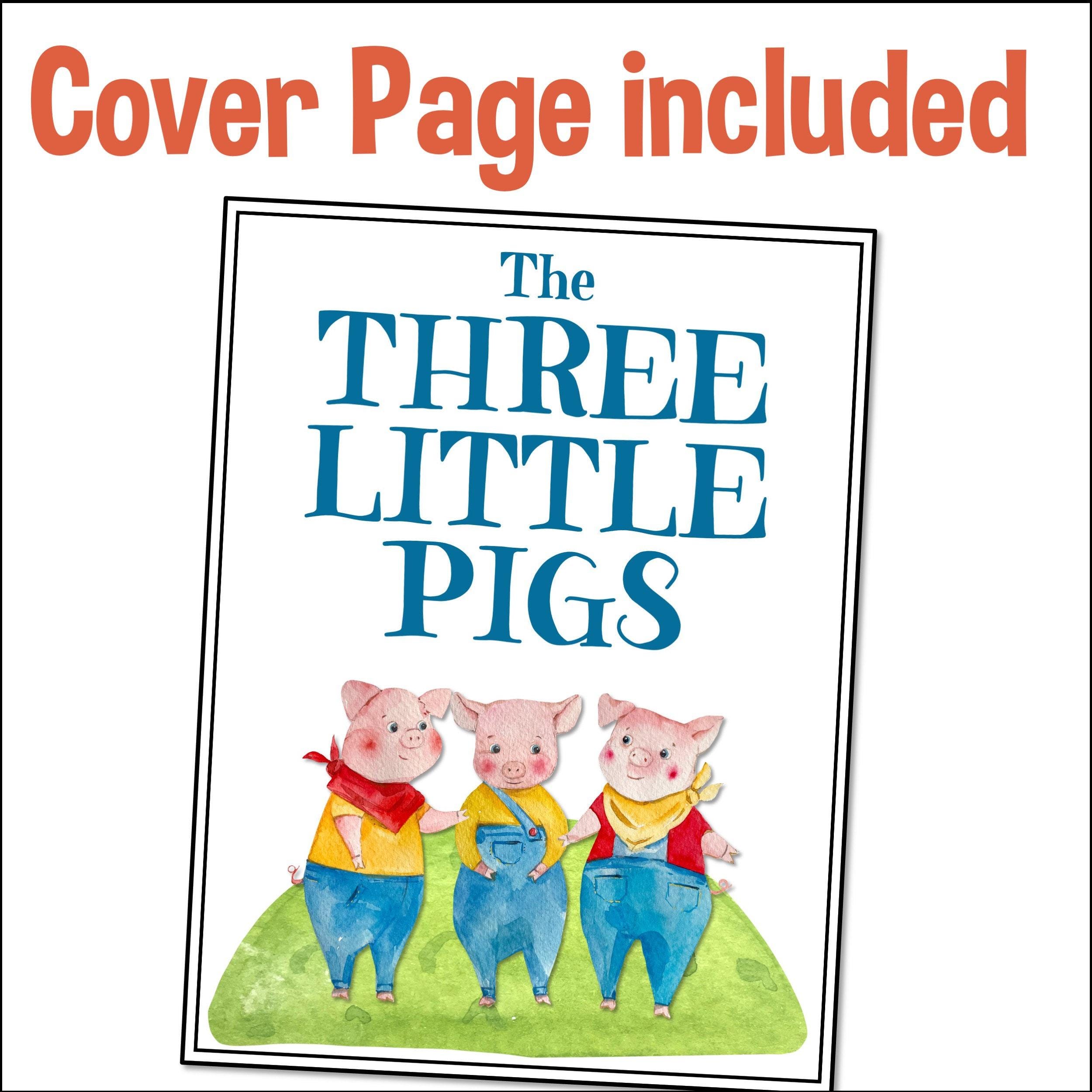 Three Little Pigs Reading Passages, Fairy Tale to Read, Differentiated ...