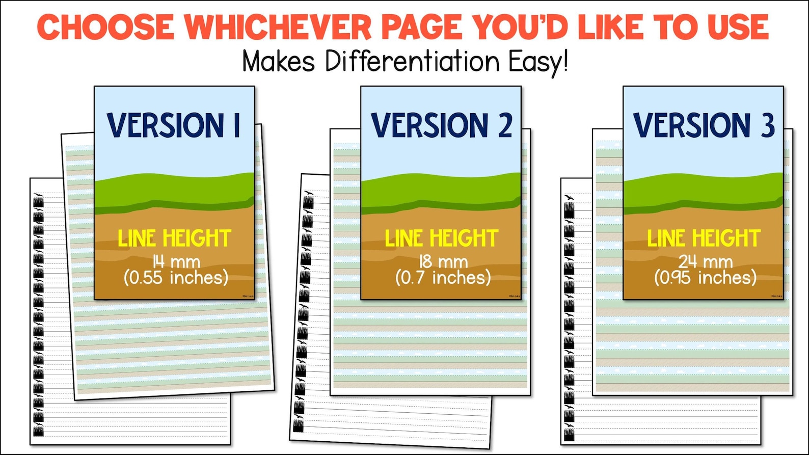 Handwriting Lined Pages, Printable Writing Lines, Lined Paper for ...