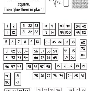 Place Value to 100 Jigsaws, 100 Chart Jigsaw Activity, Printable PDF ...