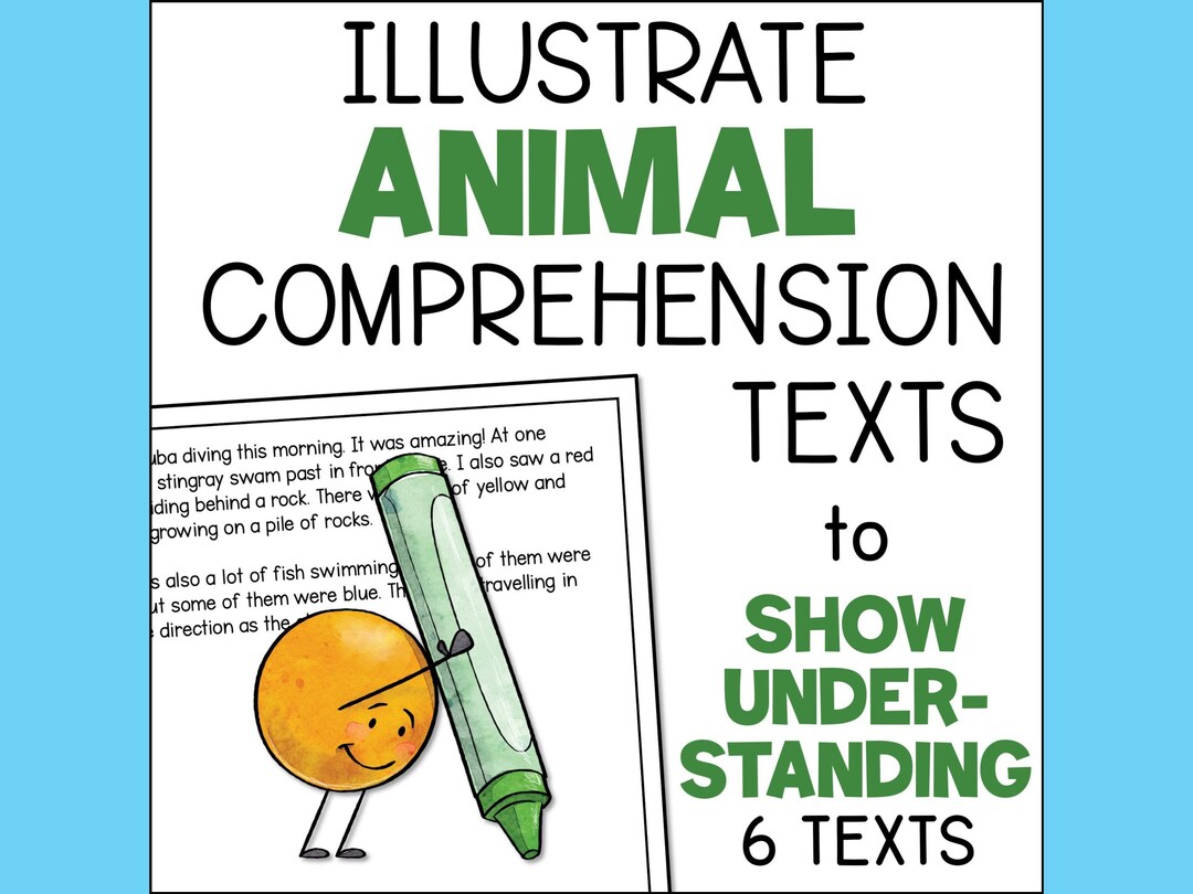 Animal Reading Passages to Read and Illustrate to Build Reading ...