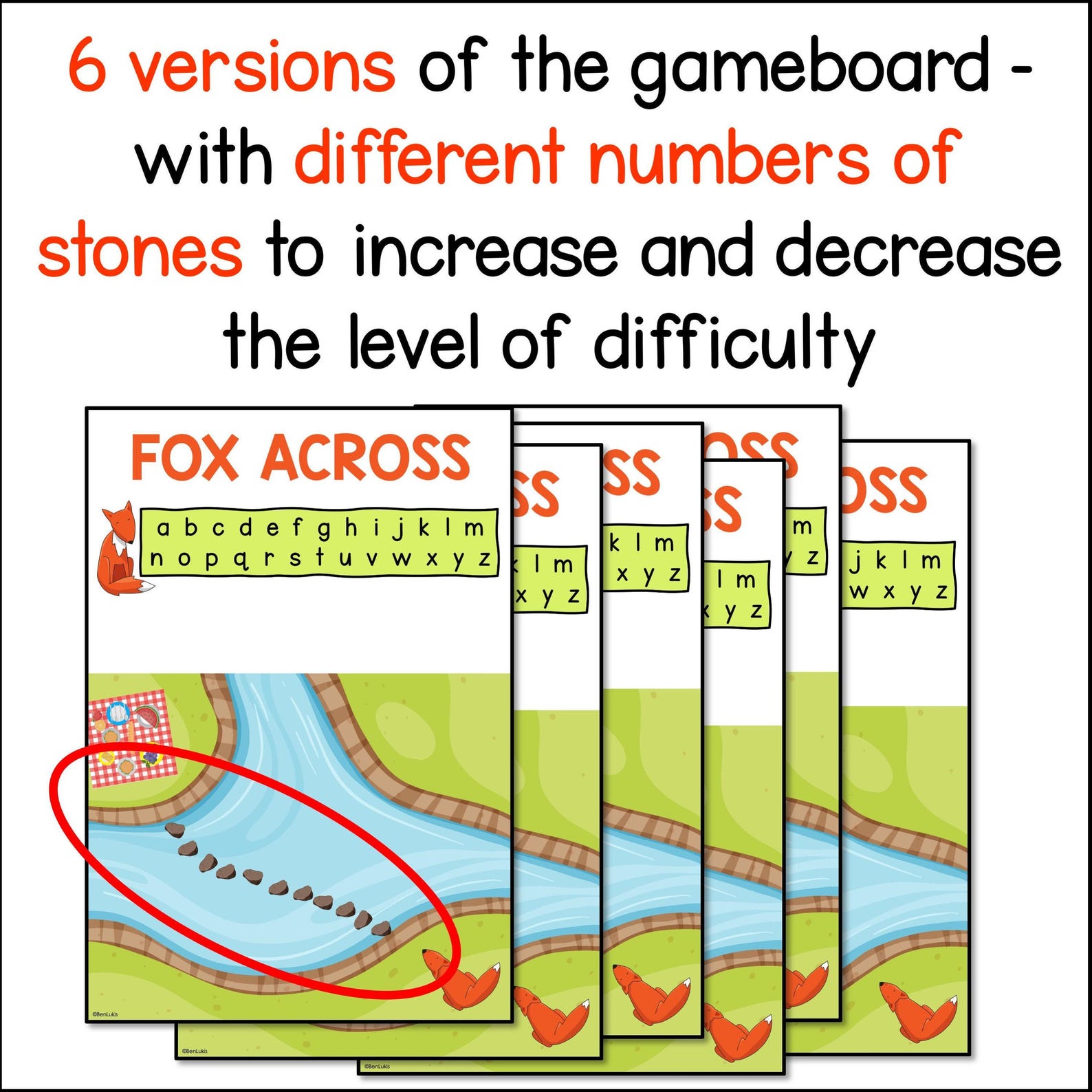 Hangman Alternative Spelling Game, Fun Spelling Activity, Fox Across ...
