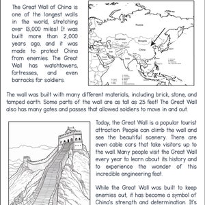 Landmarks of Asia, Geography Facts Information & Coloring Pages the ...