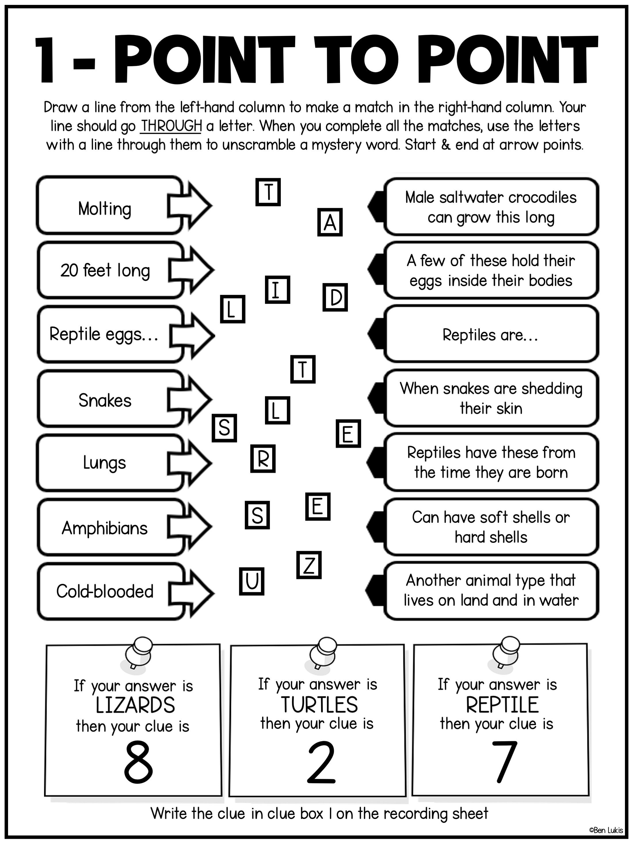 Printable Reptile Escape Room Game, Kids Birthday Party Activity ...