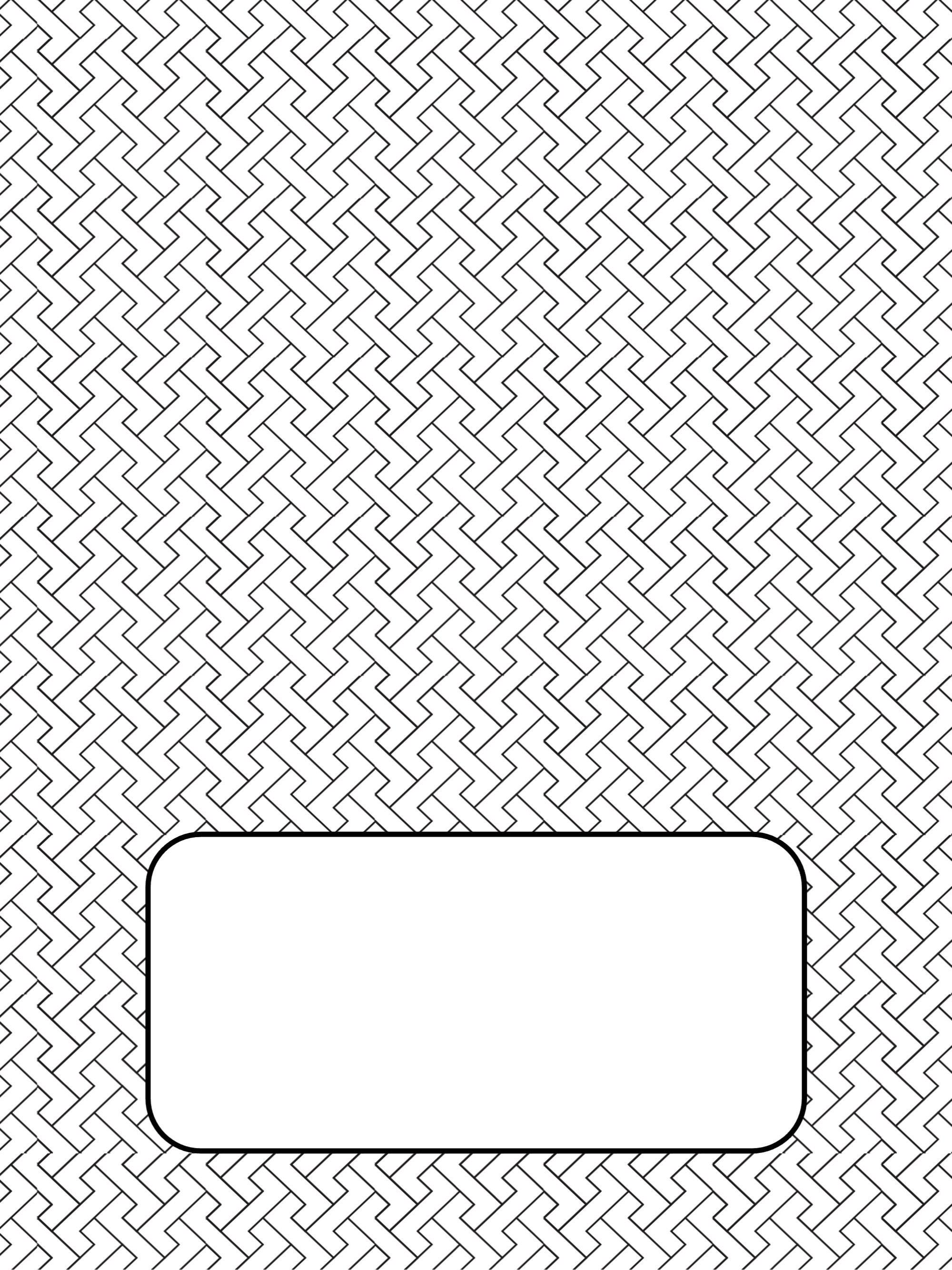 Editable Book Covers to Color, 8.5x11 and A4 Versions, Digital Download ...