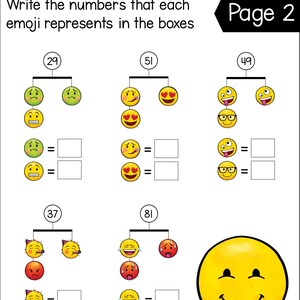 Near Doubles Math Facts Worksheets, Early Algebra Math Mobiles ...