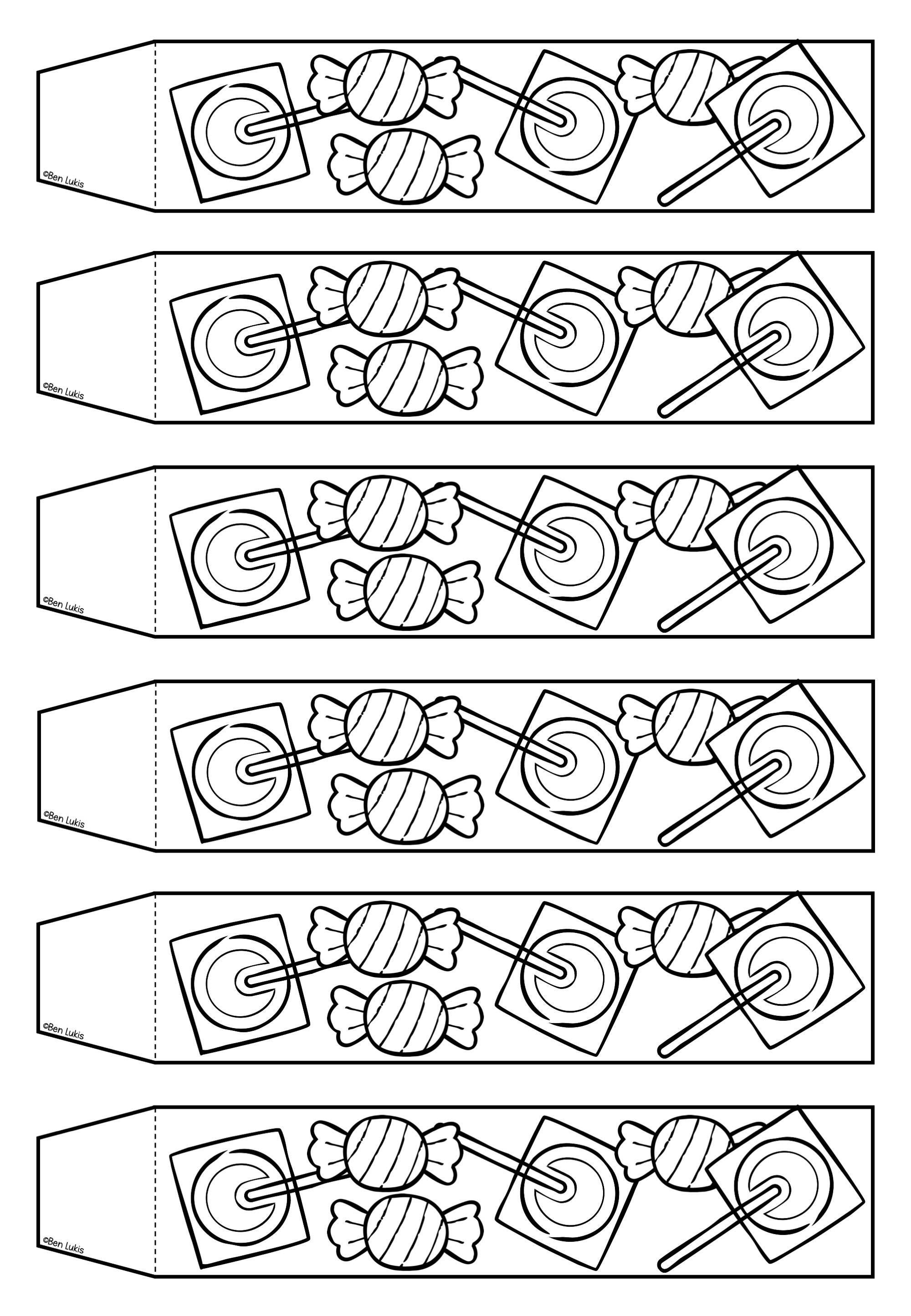 Halloween Paper Chain Craft, Halloween Coloring, Classroom Decor and ...