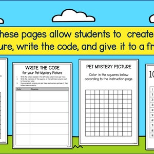 Place Value Mystery Picture Math Worksheets, Place Value Pet Coloring ...