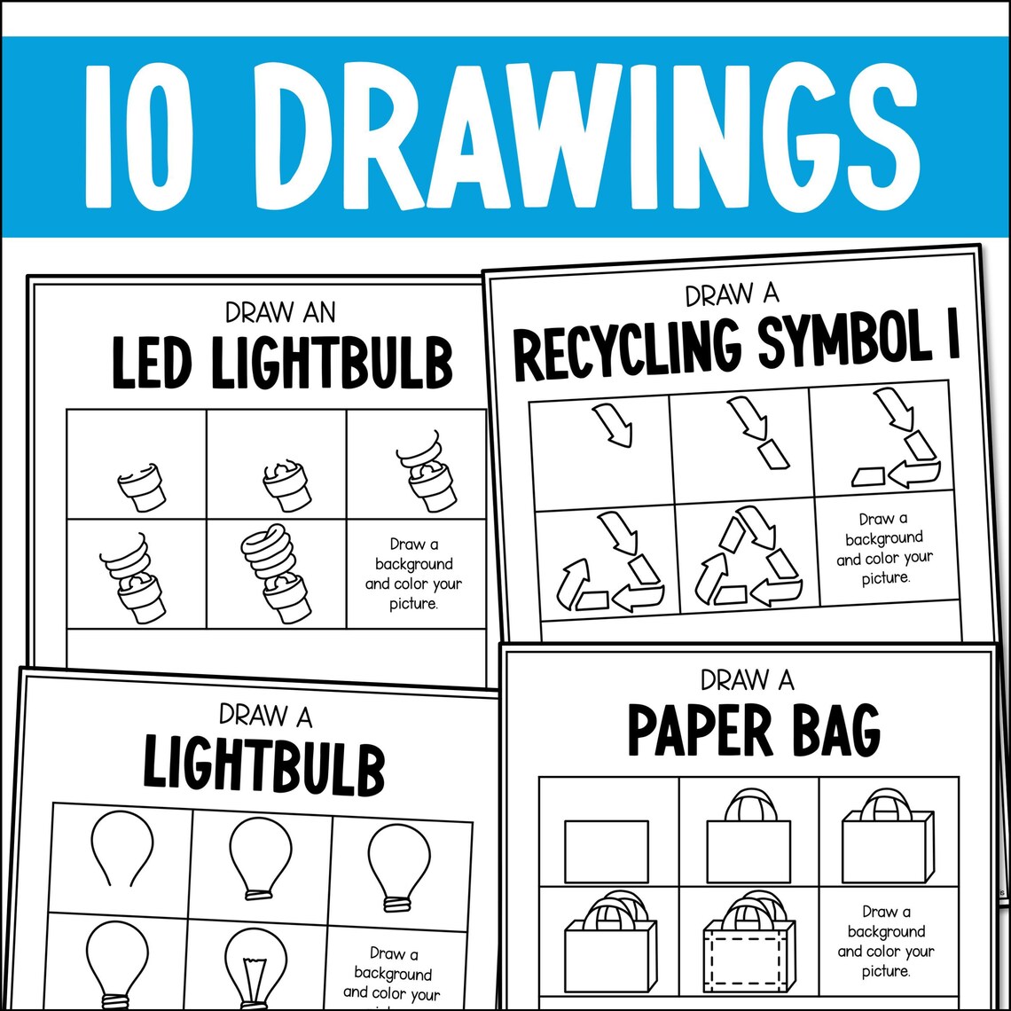 Earth Day Drawing for Kids, Reduce Reuse Recycle, Learn How-to-draw a ...