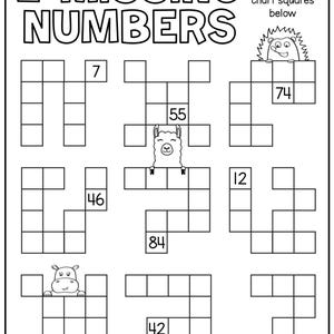 Place Value Worksheets With 100 Chart Number Activities & 100 Square ...